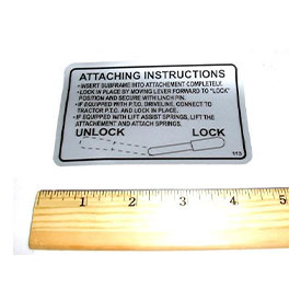 I393 Walker Decal, Attaching Hitch - ProPartsDirect